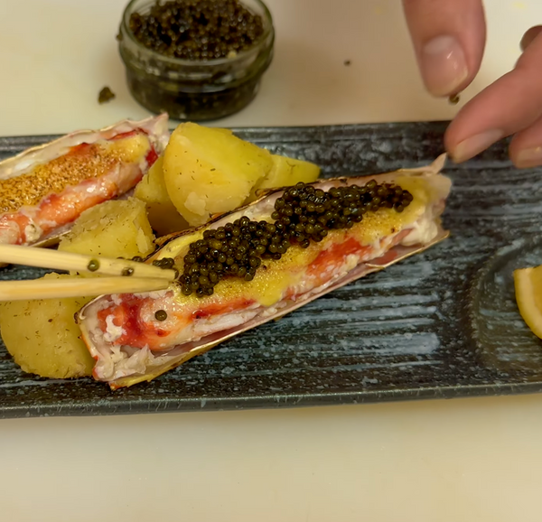 How to Make a King Crab and Caviar Dinner at Home | Luxury Seafood Recipe