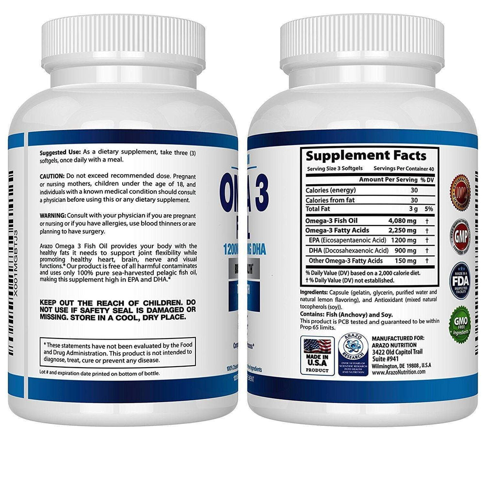 High-Potency Omega-3 Fish Oil EPA – Wild-Caught, Mercury-Free for Heart ...