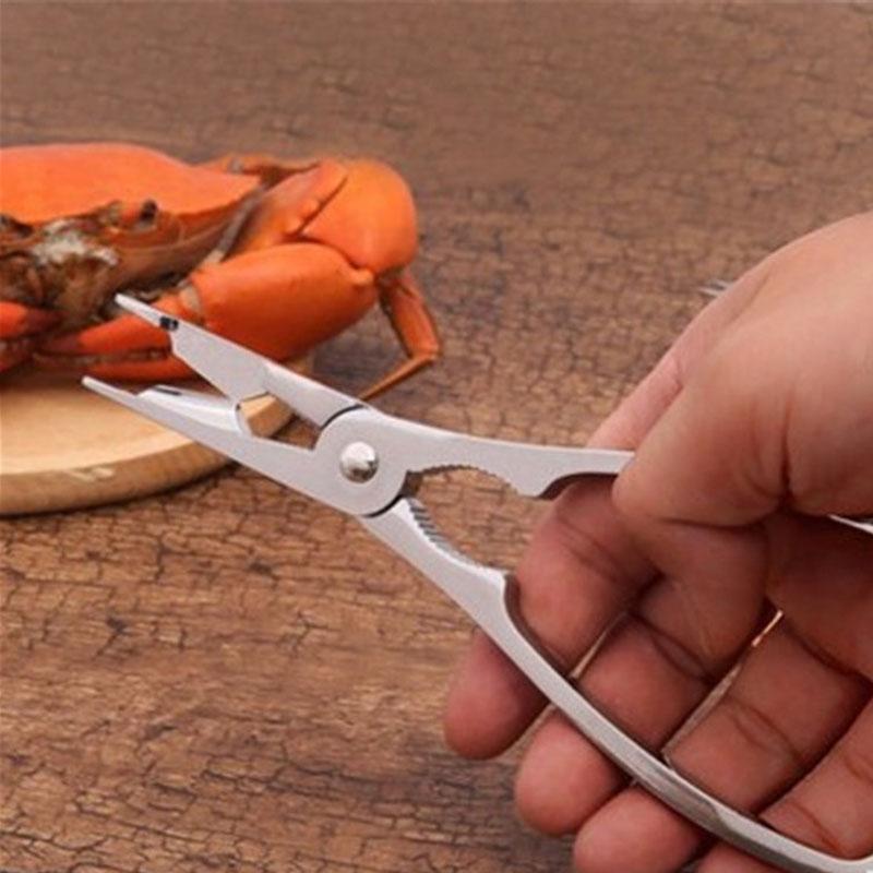 Crack and Enjoy: 3-Piece Stainless Steel Seafood Cracker & Pick Set for ...